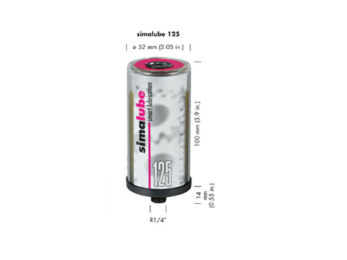 10pc Simatec Simalube 125 ML Single Point Automatic Lubricator (Select ...