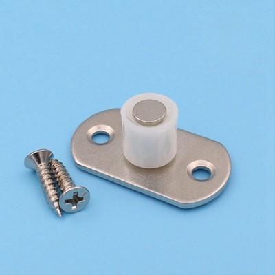 4Pcs Silver Floor Guide Plastic Guide Wheel Glass Sliding Doors | eBay ...