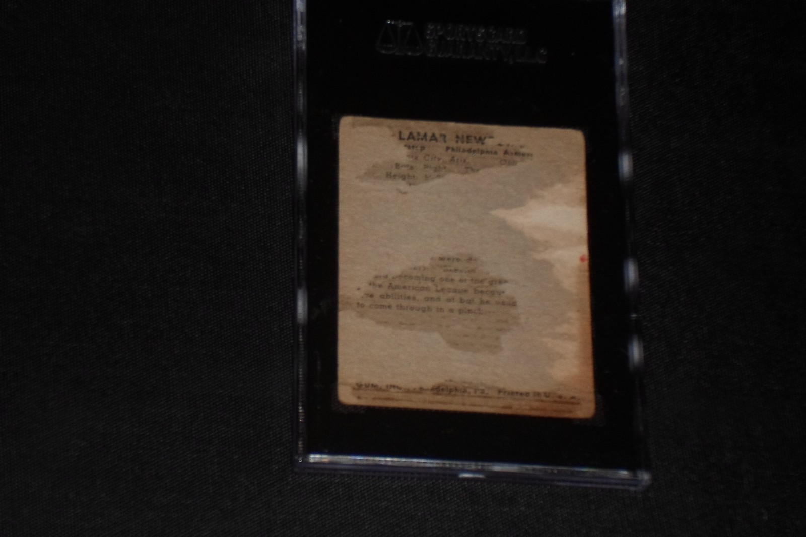 LAMAR SKEETER NEWSOME 1939 PLAYBALL SIGNED AUTOGRAPHED CARD #84 SGC ...