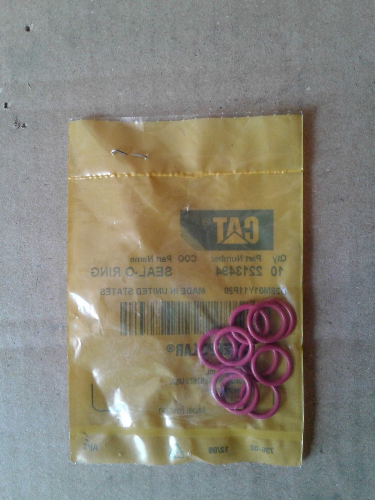 Caterpillar 221-3494 OEM NOS Seal CAT 2213494 for sale online | eBay
