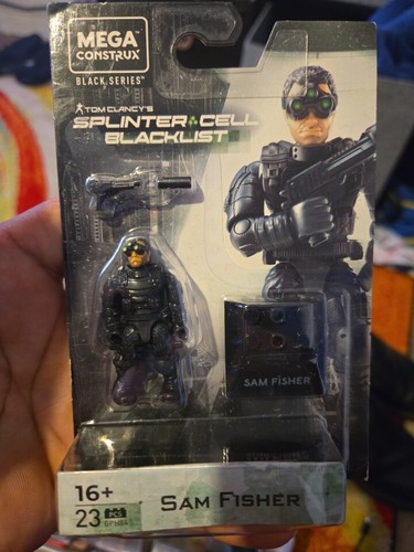 MEGA CONSTRUX BLACK SERIES SAM FISHER SPLINTER CELL FIGURE MOC | eBay