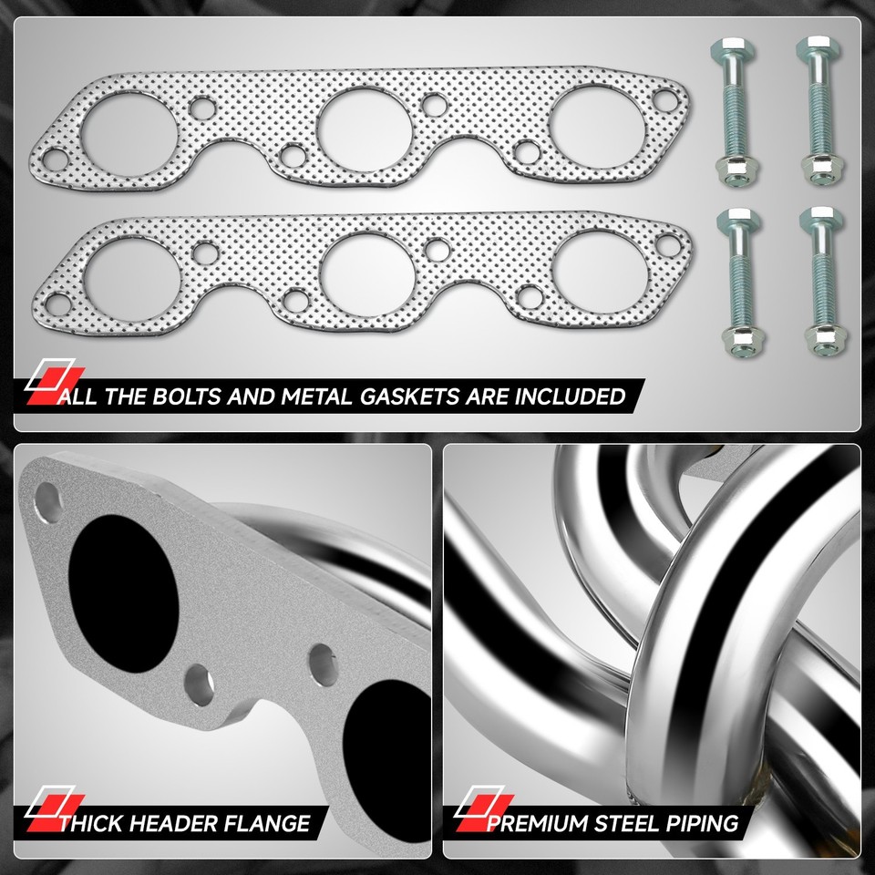 Shorty Stainless Steel Exhause Manifold Header For 99-04 Ford Mustang ...