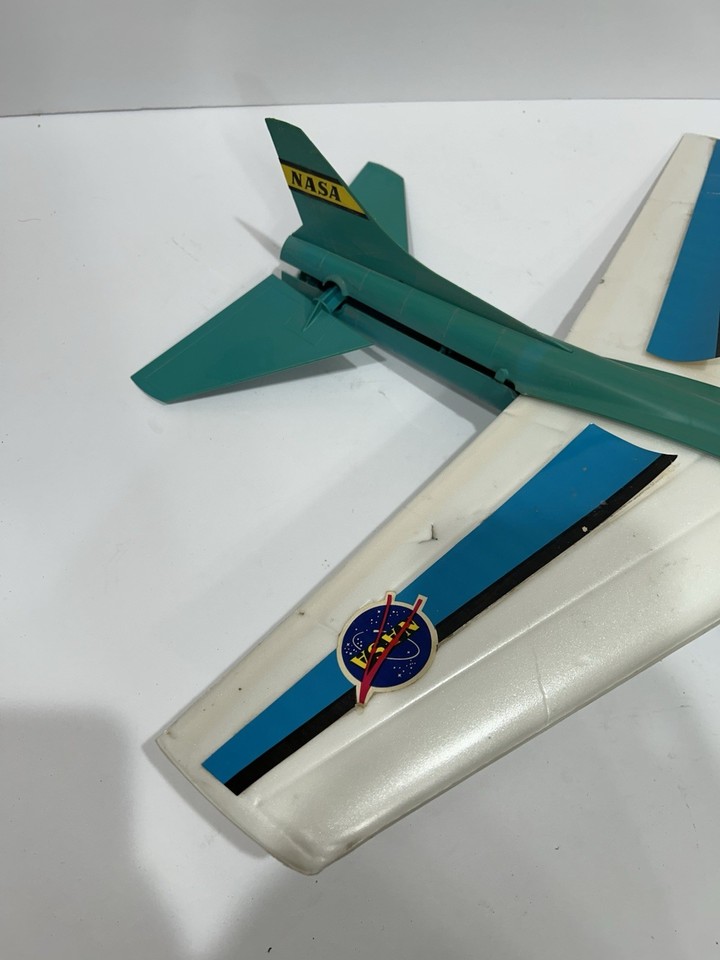 Rare 1970s Cox NASA Gas Powered Engine Line Controlled Stunt Airplane ...