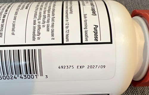 FiberCon Laxative with Calcium Polycarbophil, 140 Coated Caplets Exp 9/ ...