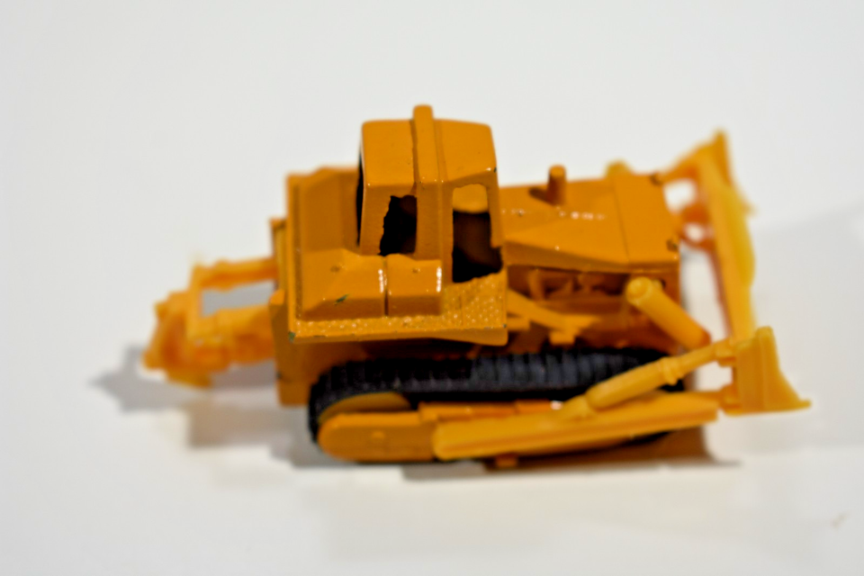 Vintage Mini Dynamics Diecast Fiat-Allis FL20 Crawler Dozer Toy w ...