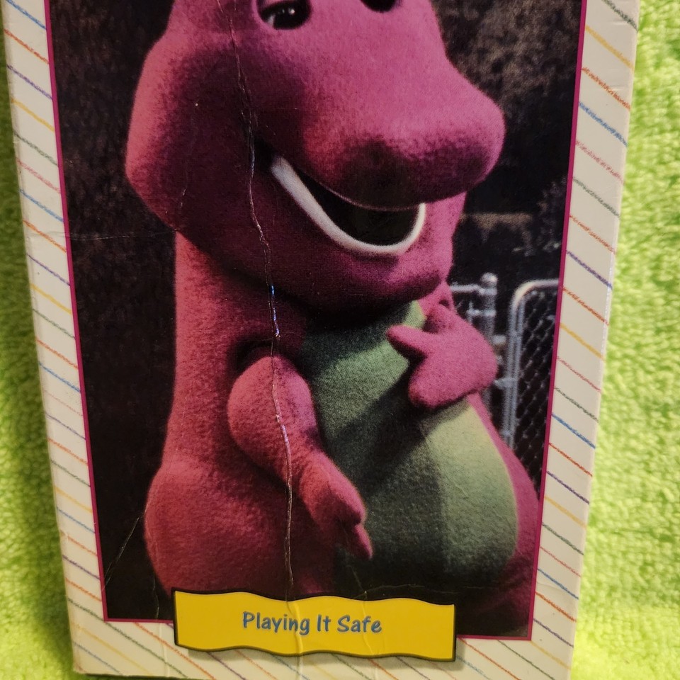 Barney & Friends Playing It Safe (VHS, 1992) Time Life Video The Lyons ...