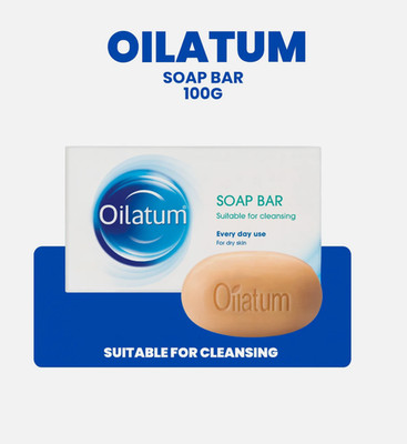12x Oilatum Soap Bar 100g for Dry Skin Everyday Use Gentle Cleansing ...