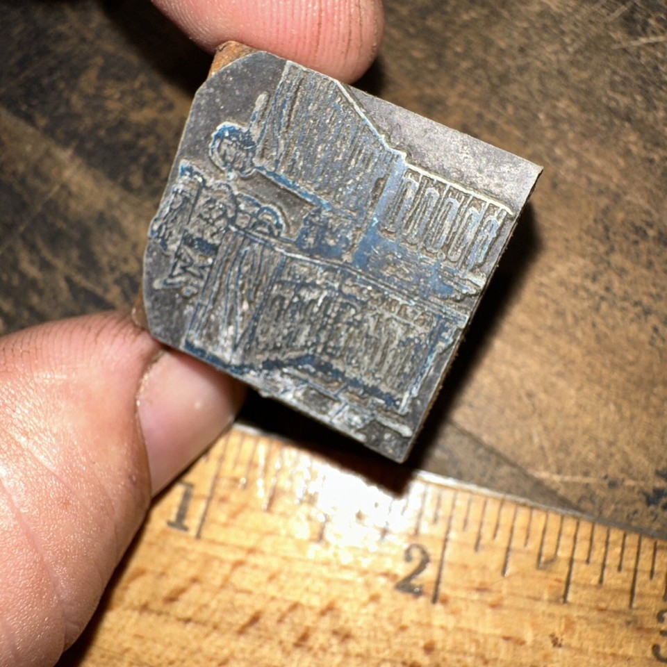 Print Block ( Kitchen Scene?? ) | eBay