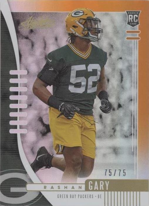 2019 Panini Absolute - Rookie Rashan Gary #156 Spectrum Orange /75 (RC ...