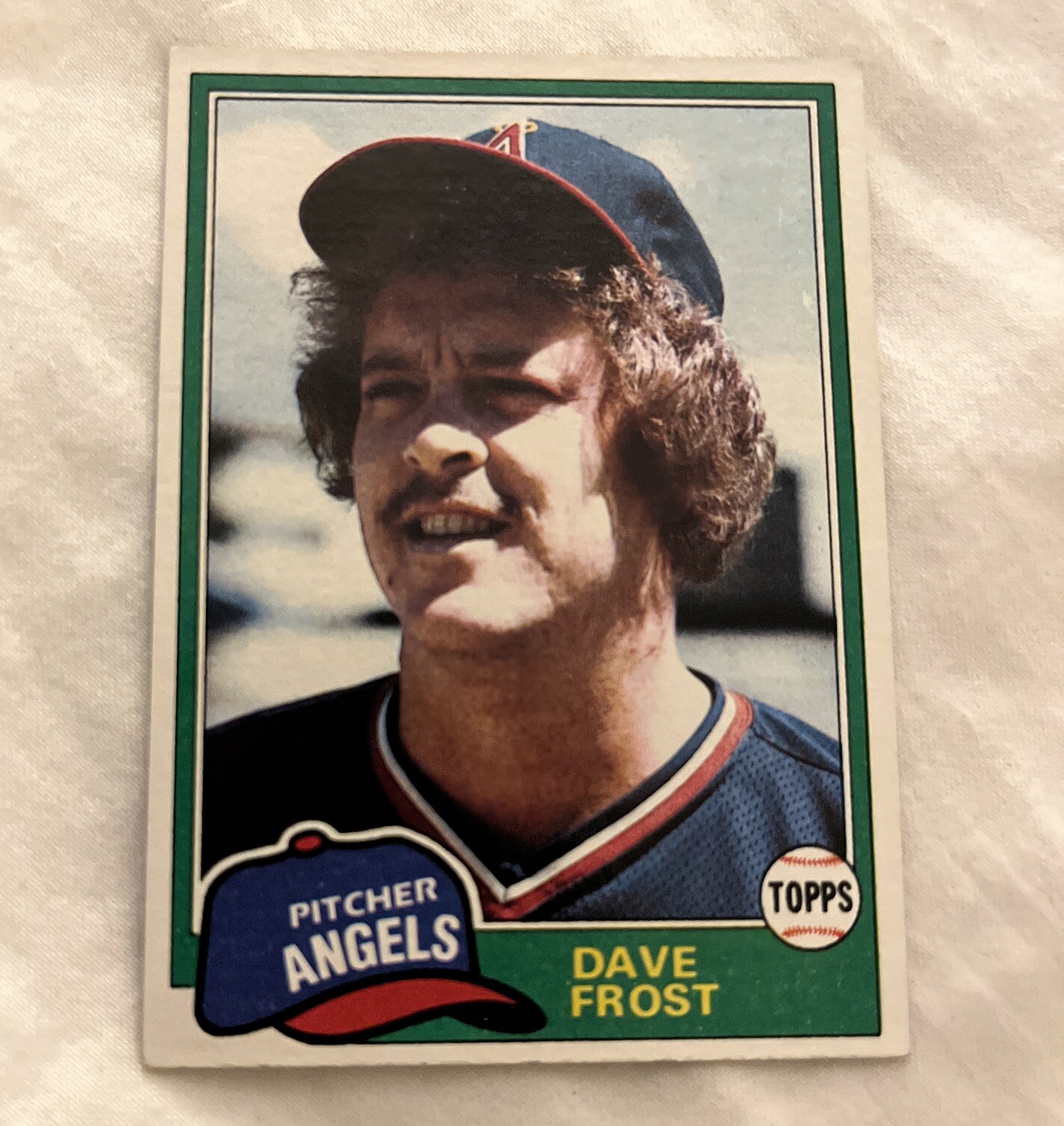 1981 Topps #286 - Dave Frost - California Angels | eBay