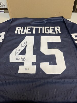 NOTRE DAME FIGHTING IRISH RUDY RUETTIGER SIGNED JERSEY #45 "RUDY" THE ...
