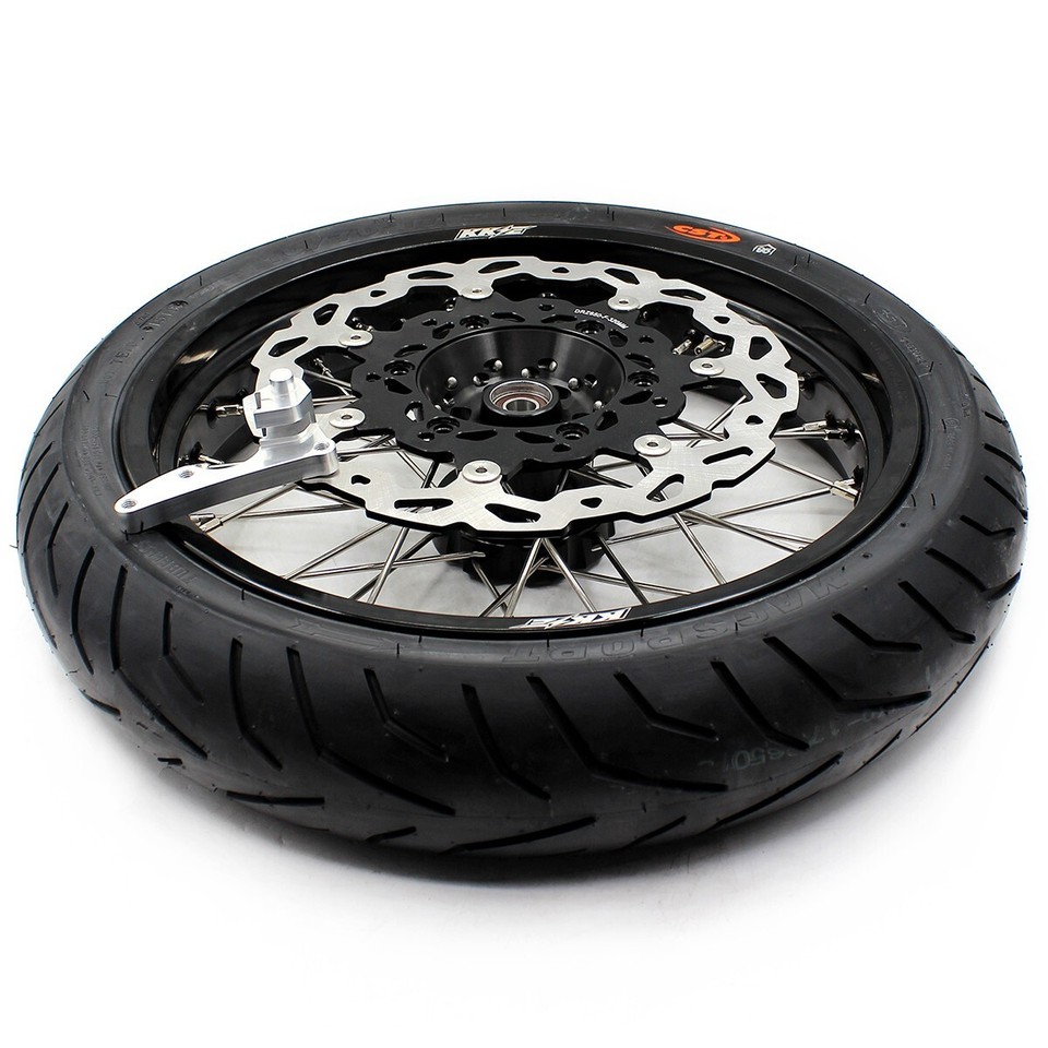 KKE 17" Motard Wheels Tires Set for Suzuki DR650SE 1996-2024 Supermoto ...