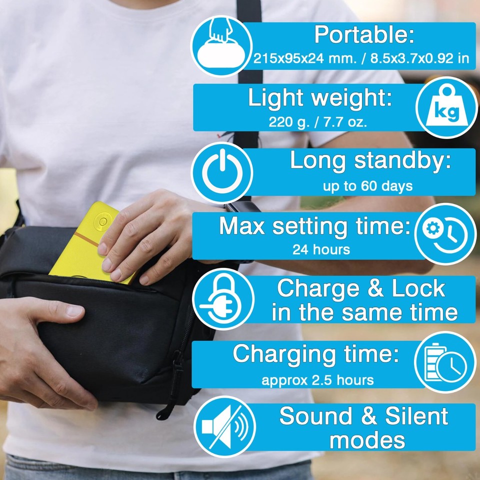 Habit Control Cell Phone Lock Box with a Timer | Phone Jail Time Box ...