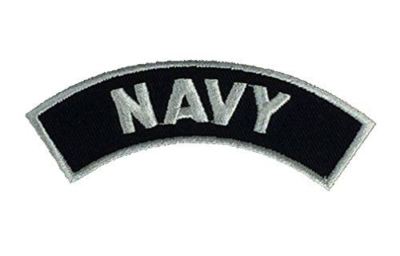 USN NAVY ROCKER TAB SHOULDER PATCH SAILOR VETERAN ACTIVE DUTY RETIRED ...