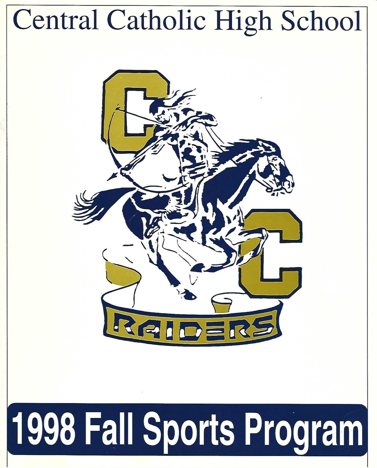 1998 Central Catholic High School Modesto California Set of 2 Books 1 ...