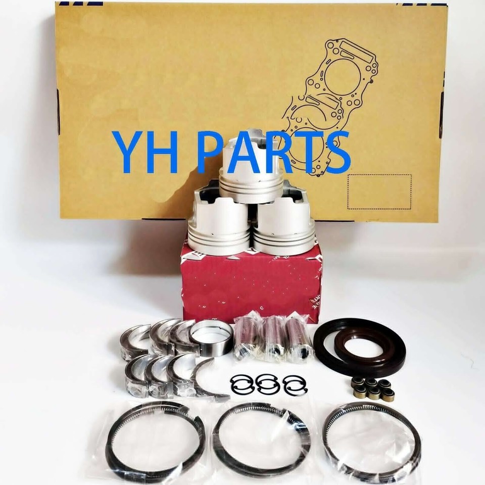 Overhaul Kit Engine For Isuzu 3AB1 Part Piston Ring Full Gasket Bearing ...