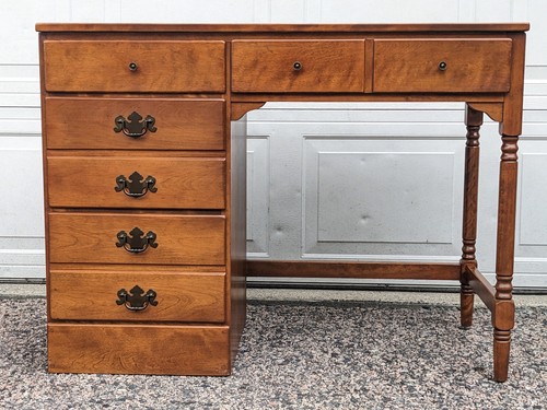 Ethan Allen Baumritter American Traditional Nutmeg Maple & Birch Student Desk | eBay