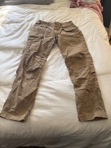 Relwen - Mens Combat Cargo Pant - Size 34 Beige - Casual Durable | eBay