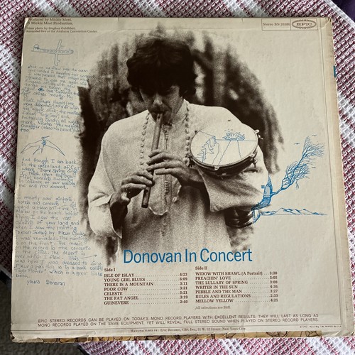 Donovan | In Concert At The Anaheim Convention Center | Vinyl LP | Epic ...