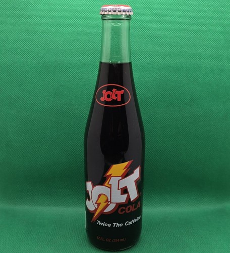 Vintage 1980s Jolt Cola 12oz Full Soda Bottle Populating The World ...