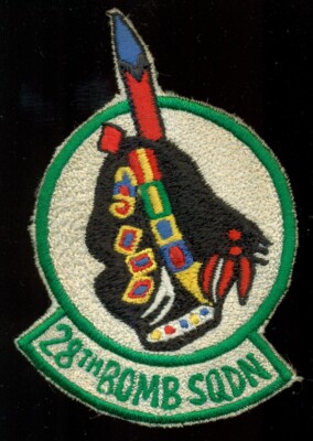 USAF 28th Bomb Squadron Patch CT4 | eBay
