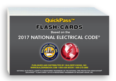 National Electrical Code QuickPass Flash-Cards Based on the 2017 NEC ...
