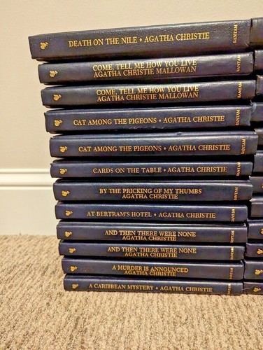 AGATHA CHRISTIE LEATHERETTE COLLECTION - YOU PICK TITLES - DROP DOWN ...