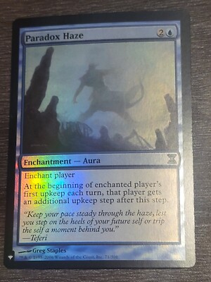 MTG magic cards 1x Paradox Haze - Foil Mystery Booster The List 071 | eBay