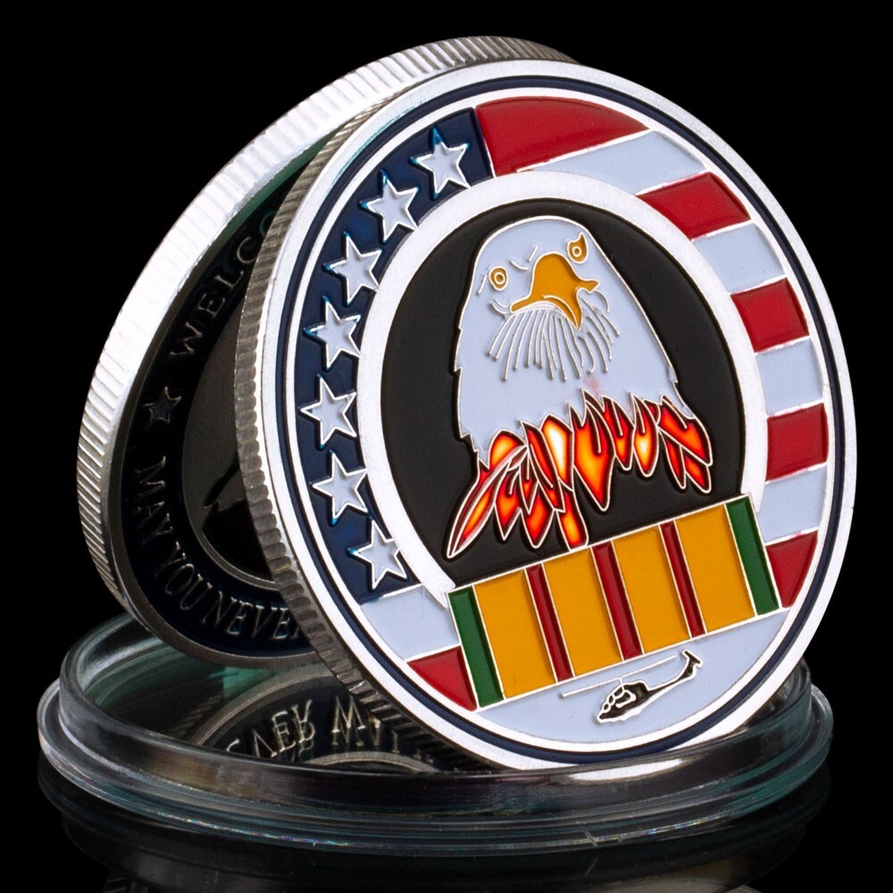 Vietnam War Veteran Welcome Home Brother Challenge Coin Military ...