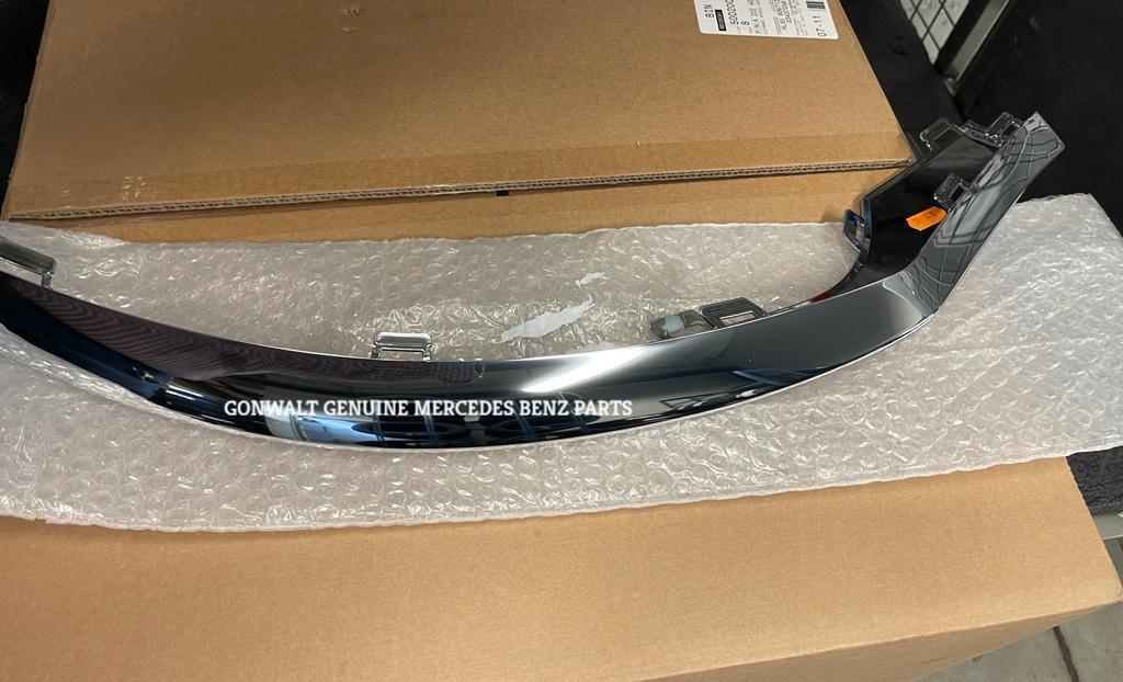 Mercedes Benz Genuine S class w217 Front Bumper Left Trim Ornament OE ...