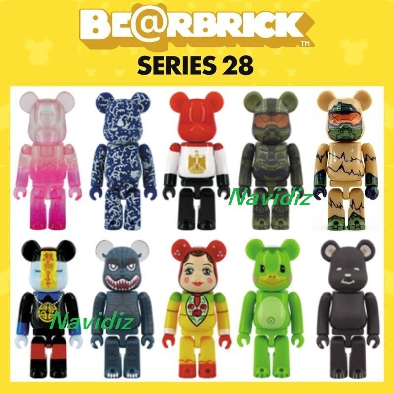 Medicom Bearbrick Series 28 Artist S28 Secret Black Clot Edison 100% be@rbrick | eBay