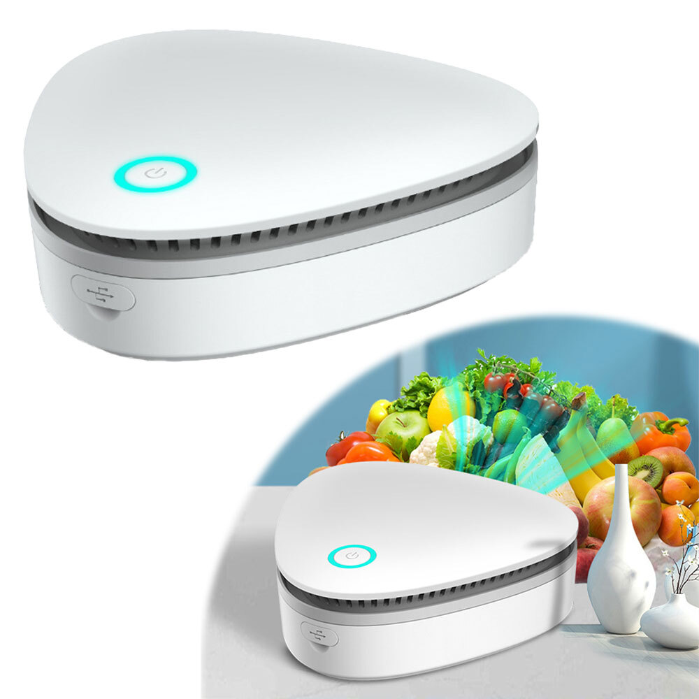 Fridge Disinfect Air Cleaner USB Food Freshener Car Smoke Remover ...