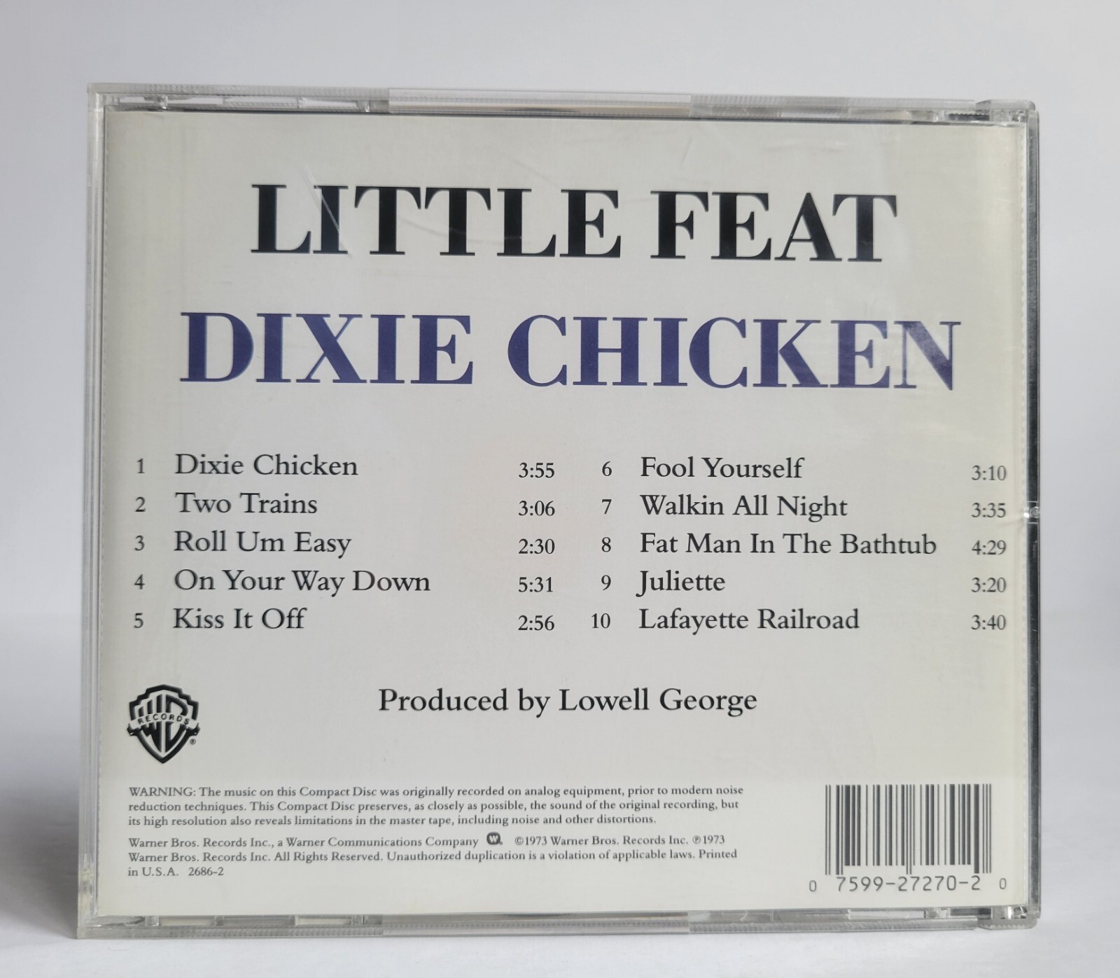 Little Feat Dixie Chicken CD 1973 Release 75992727020 | eBay