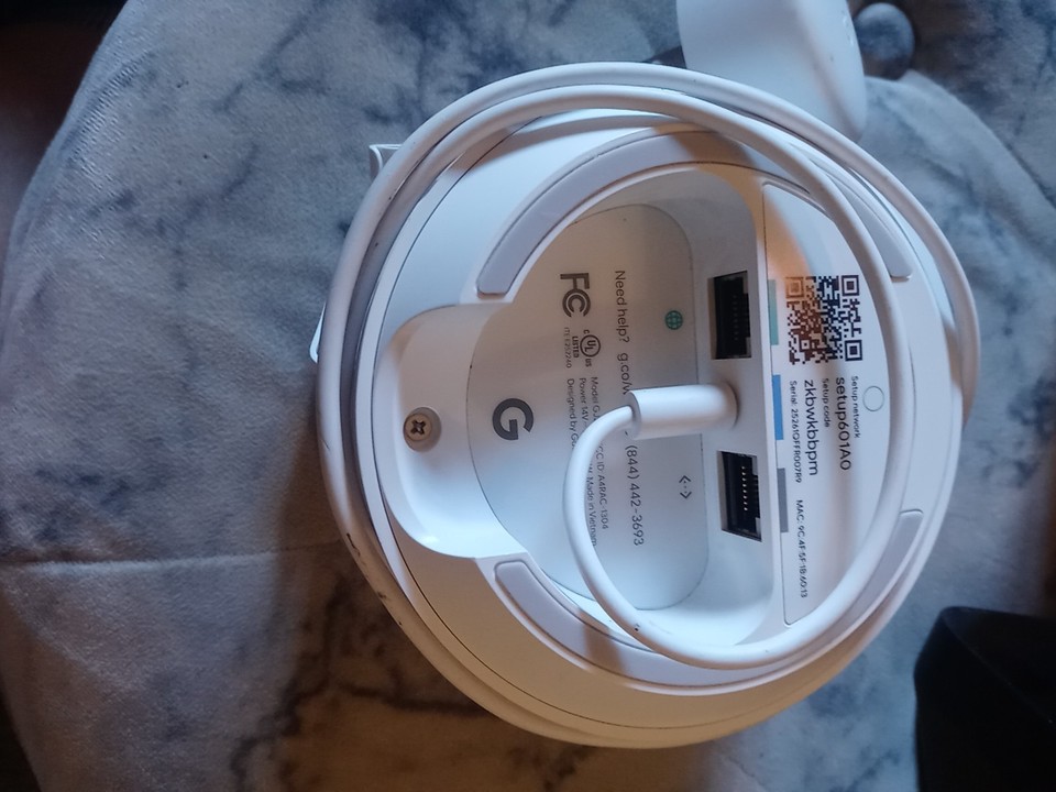Google WIFI Access Point Router WIFI Google Mesh Single Puck w/ Power ...