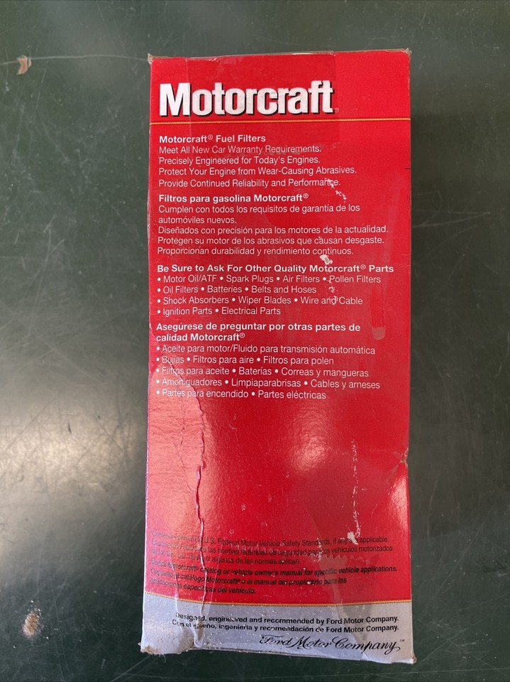 New OEM Ford Motorcraft Fuel Filter FG-1114 2M5Z-9155-CA FG986B F89Z ...