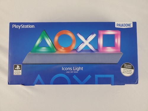 Playstation Icons 3-Mode Light Music Reactive Sony PS5 PS4 PS3 PS2 PS1 ...