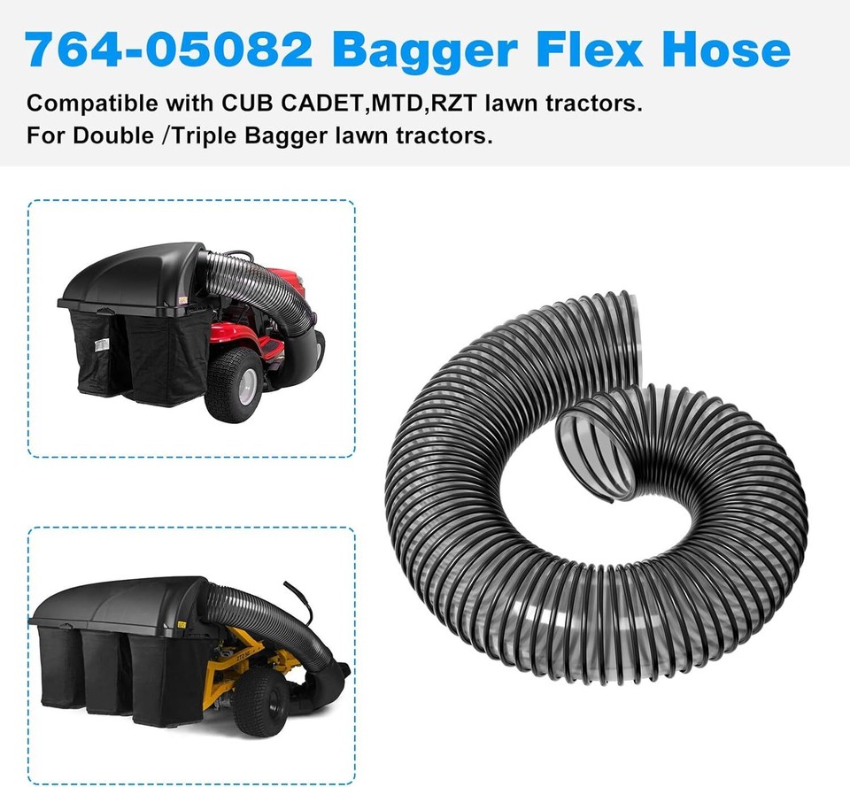 764-05082 47.3in Bagger Flex Hose Replacement FOR CUB CADET MTD RZT ...
