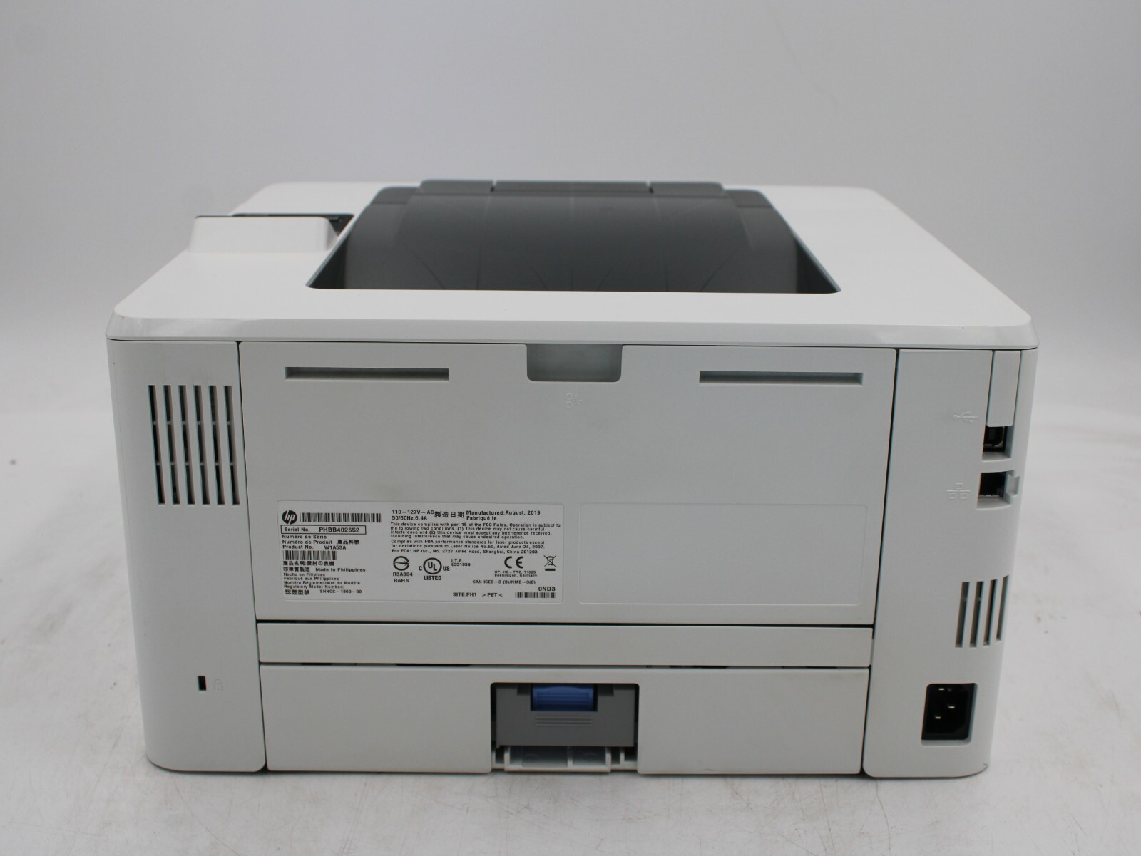 HP LaserJet Pro M404dn Standard Monochrome Laser Printer W/TONER TESTED ...