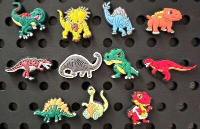 6 x DINOSAUR CROC JIBBITZ SHOE CHARM PARTY FAVOR | eBay Australia
