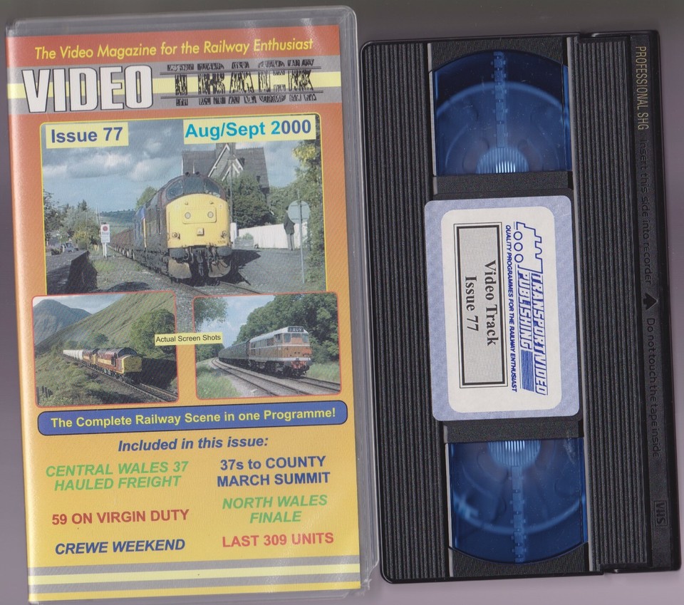 Video Track VHS Video Tapes - Various titles 9 to 107 ~ Railway Video ...