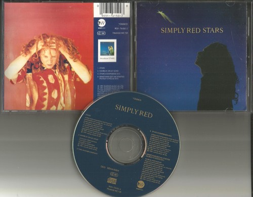 SIMPLY RED Stars w/ UNRELEASED & 2 RARE MIXES Europe CD single USA ...