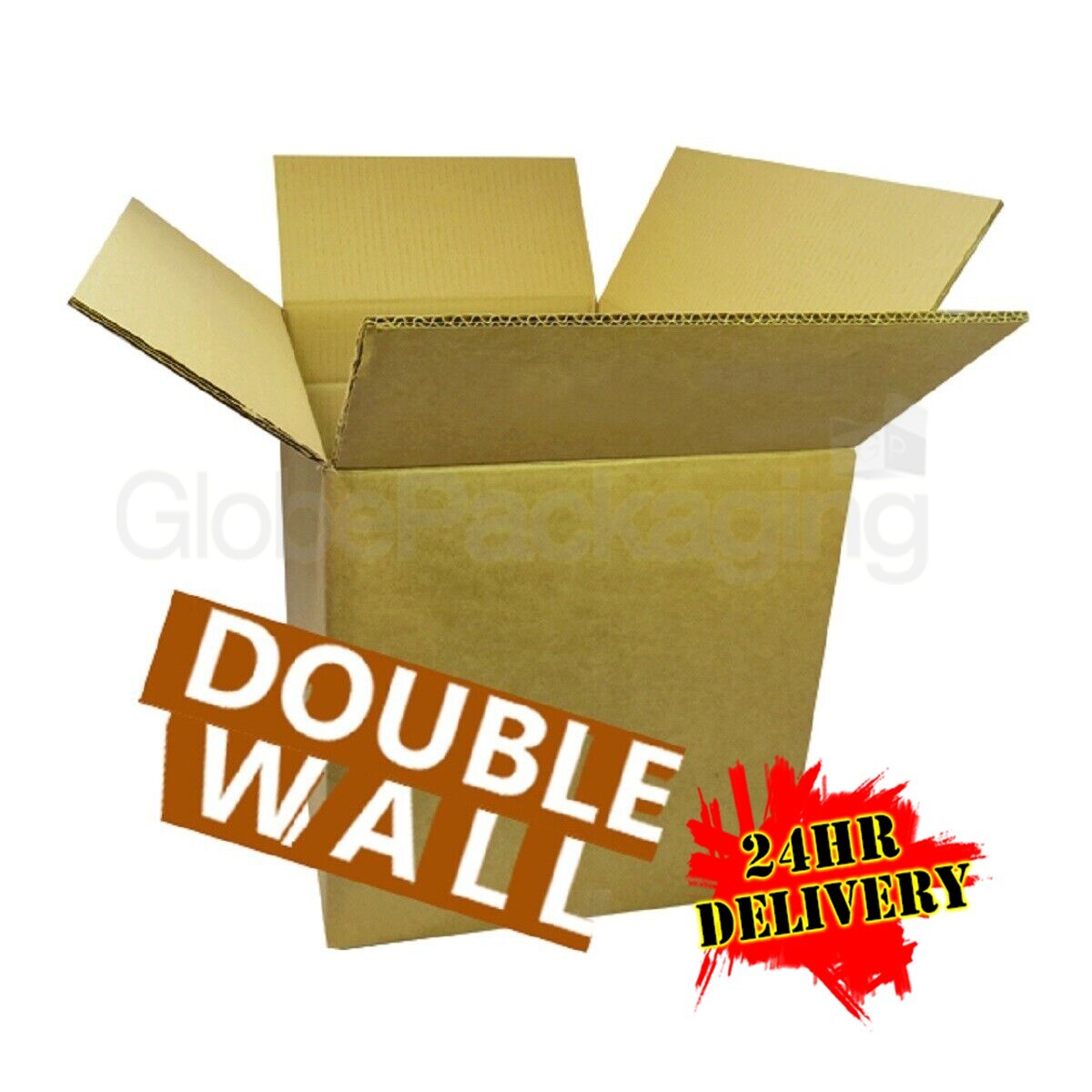 Globe Double Wall Cardboard Removal Box, 16x16x16" (Pack of 25) for ...