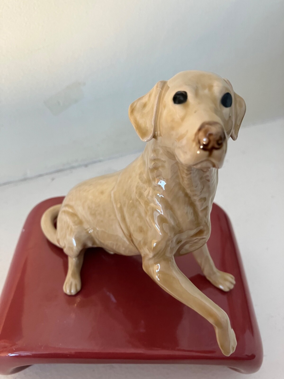 Vintage porcelain Labrador by The Charm of Creamware Heredities | eBay