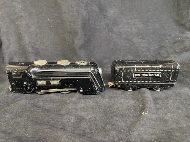 Vtg MARX "Commodore Vanderbilt" LOCOMOTIVE ENGINE with ORIGINAL TENDER ...