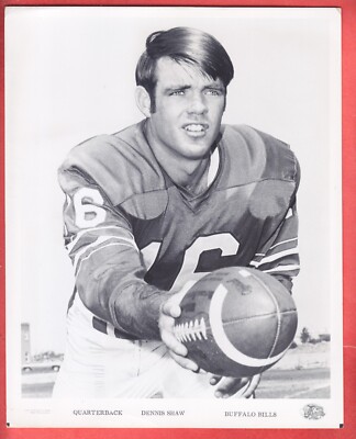 1972 BUFFALO BILLS 8 X 10 TEAM ISSUE GLOSSY DENNIS SHAW | eBay
