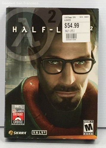 Half-Life 2 Gordon Freeman Variant PC CD-ROM 5-Disc Set 2004 BIg Box | eBay