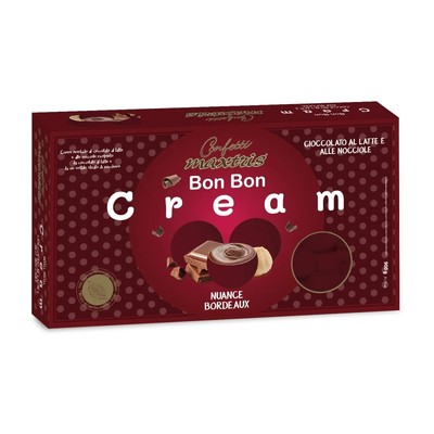 CONFETTI MAXTRIS BON BON CREAM NUANCE BORDEAUX gusto GIANDUIA 900 g ...
