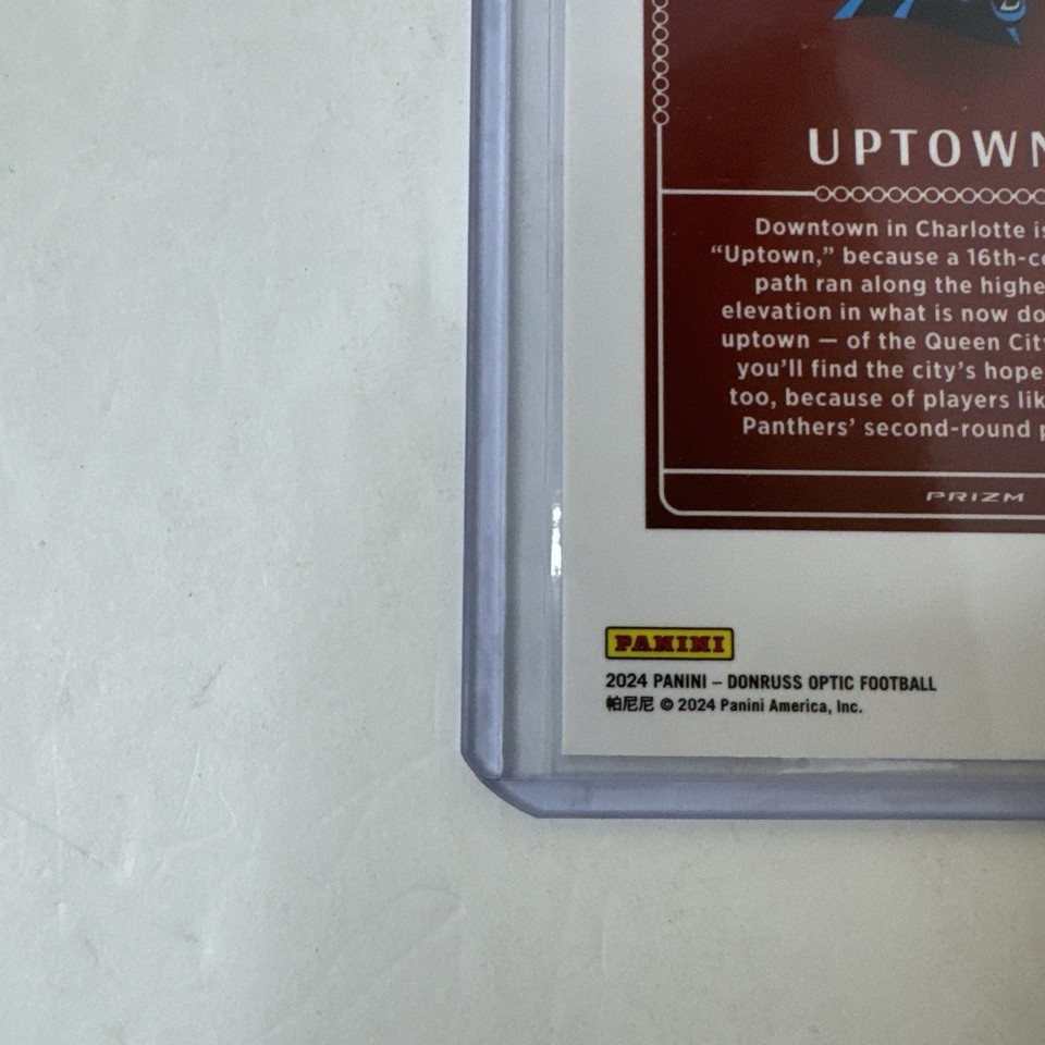 2024 Optic UPTOWNS Jonathon Brooks Rookie Card Case Hit. Panthers | eBay