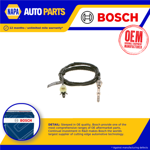 Exhaust Temperature Sensor fits OPEL ZAFIRA B 1.7D 08 to 15 Bosch ...