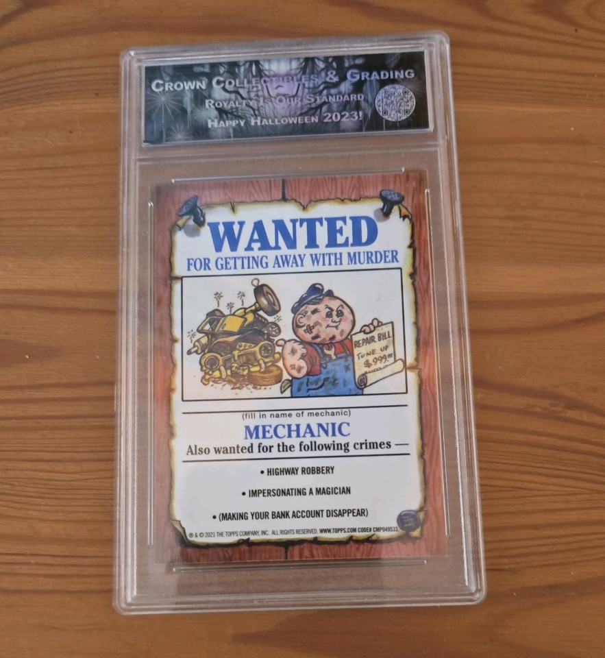 Garbage Pail Kids 2020 Crown Grading 10 Gem Trading Cards | eBay